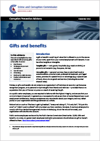 Corruption Prevention Advisories | CCC - Crime and Corruption ...